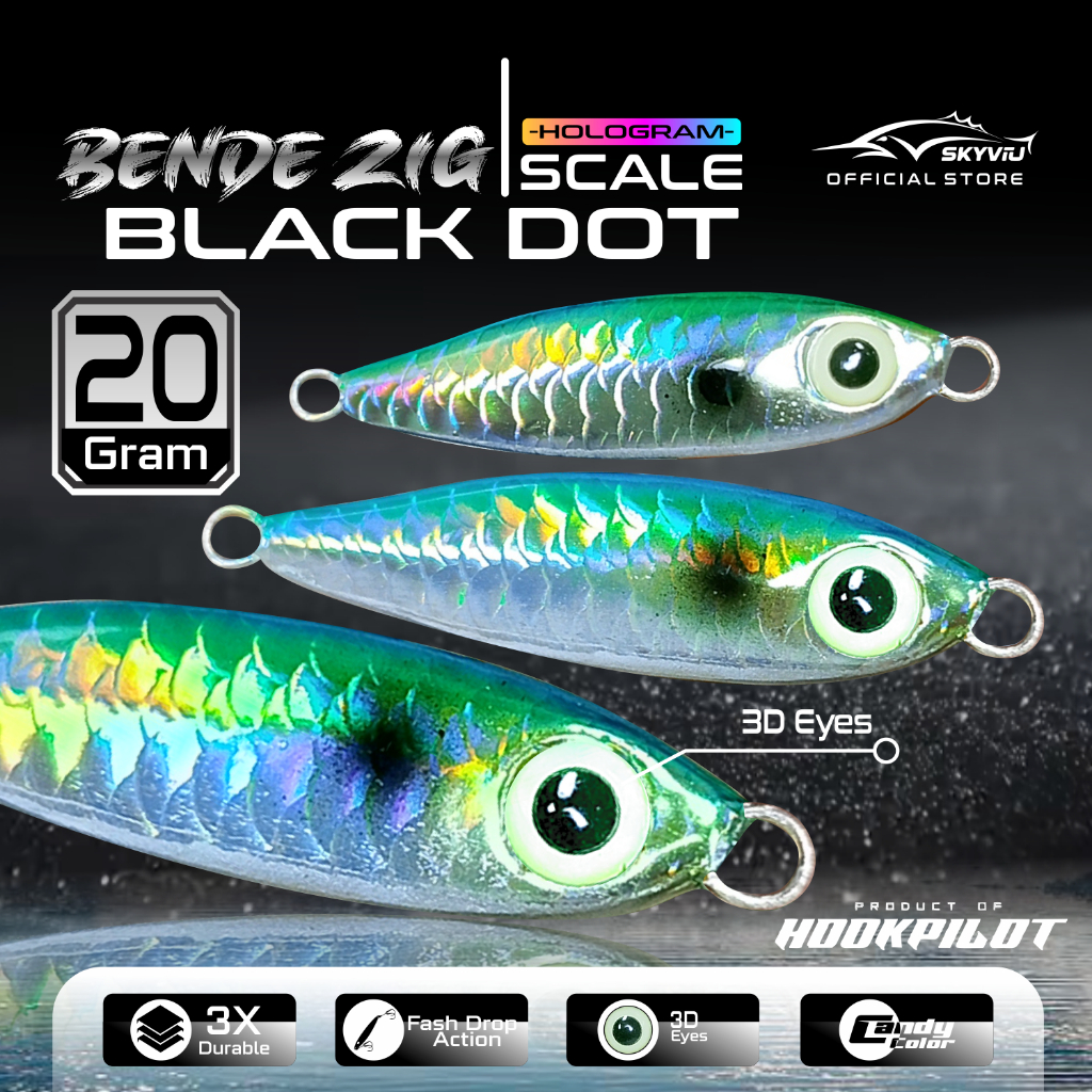 Jual Umpan Pancing Metal Jig 20 Gram BENDEZIG DOT 20gram Micro Jig 20gr UL Mikro Jig 20g Jigging ...