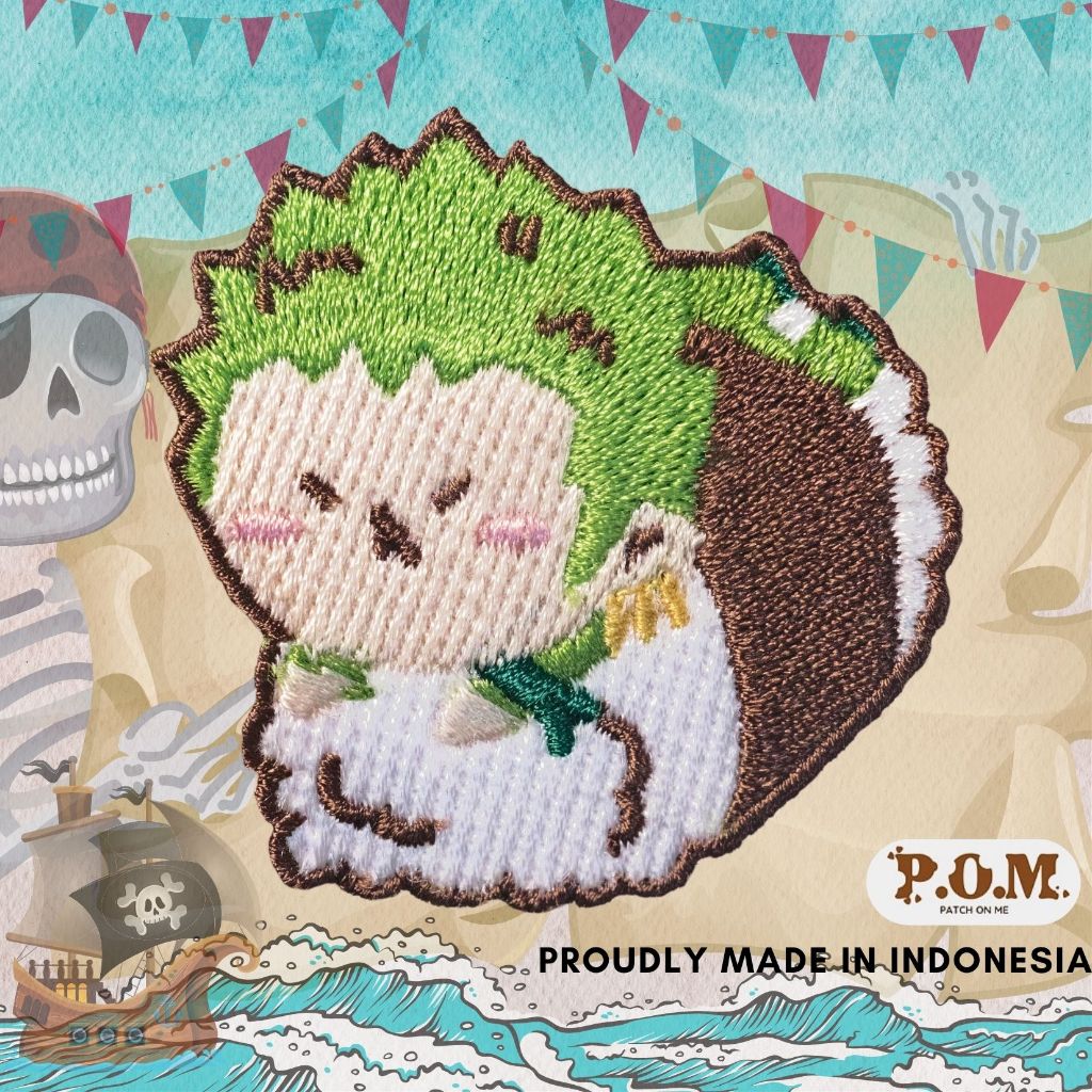 Jual IRON PATCH BORDIR - ONE PIECE EDITION - CHARACTER - SUSHI VERSION ...