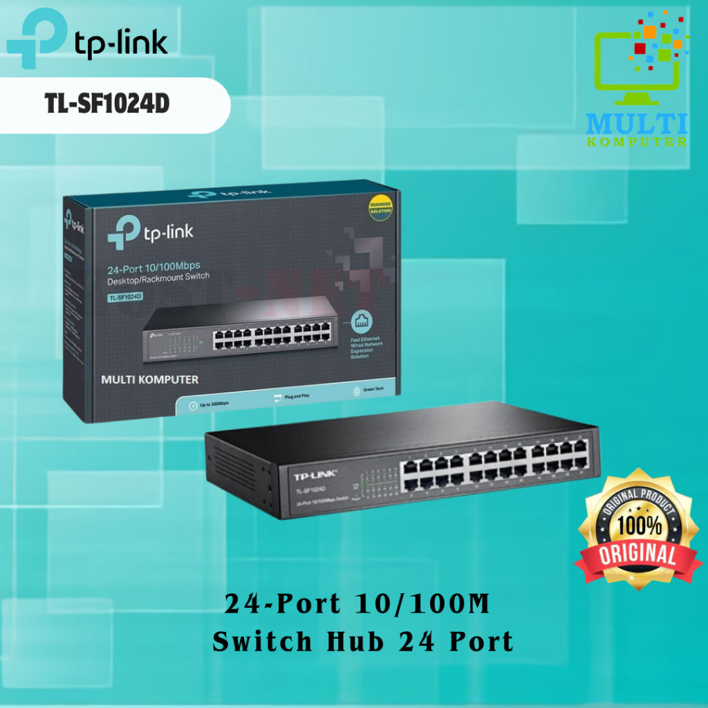 Jual TP-LINK TL-SF1024D 24-Port 10/100Mbps Switch | Shopee Indonesia