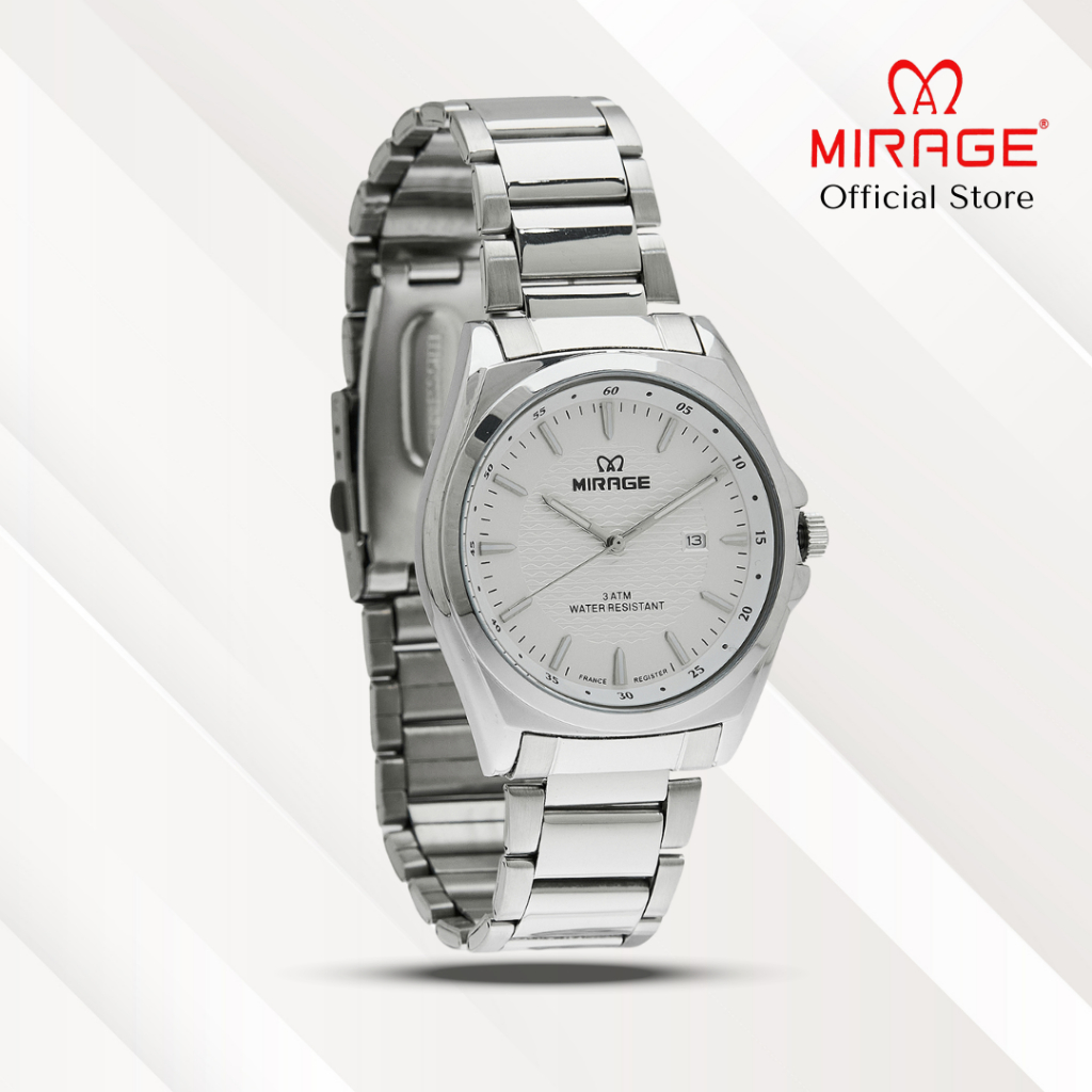 Jual Mirage Jam Tangan Pria Analog 8832 M Silver Original Stainless ...