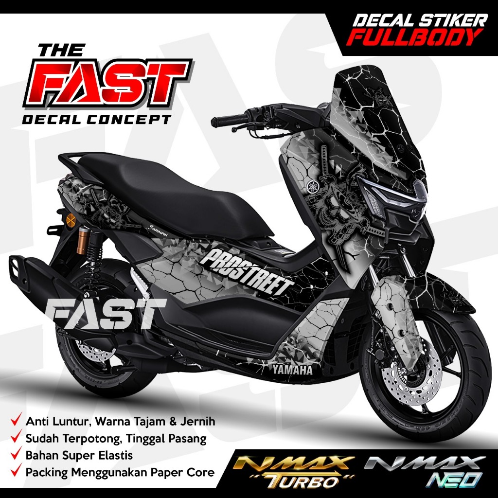 Jual BISA COD TERBARU STICKER DECAL NMAX NEO/TURBO FULL BODY MOTIF ...