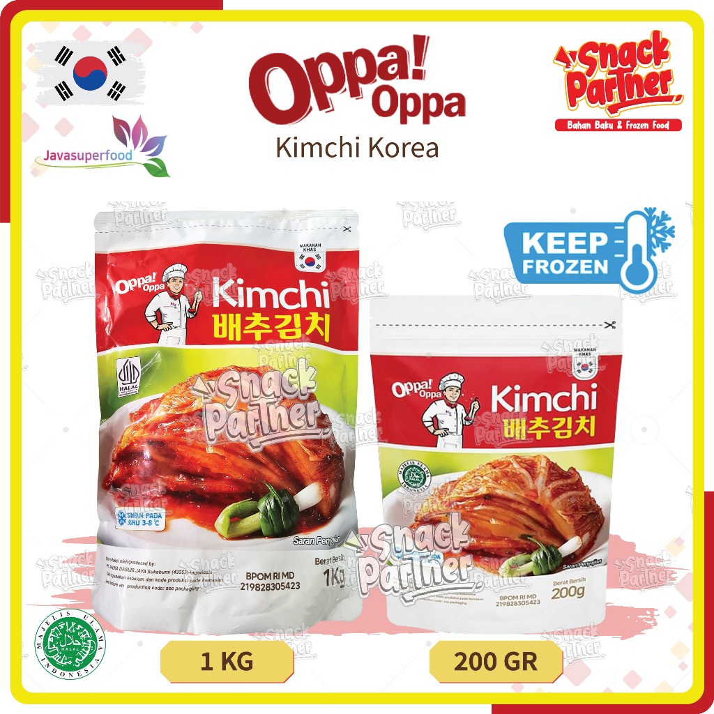 Jual OPPA! OPPA | KIMCHI KOREA 200 GR / 1 KG - Sayur Sawi Fermentasi ...