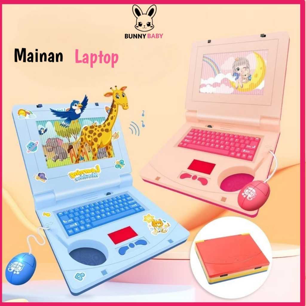 Jual [HEKID] Mainan Laptop Anak Mainan Edukasi Notebook Anak-anak/Versi ...