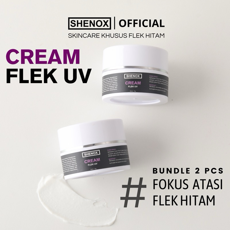 Jual Shenox 2 Pcs Cream Flek UV Resmi BPOM | Krim Penghilang Flek Hitam Membandel | Shopee Indonesia