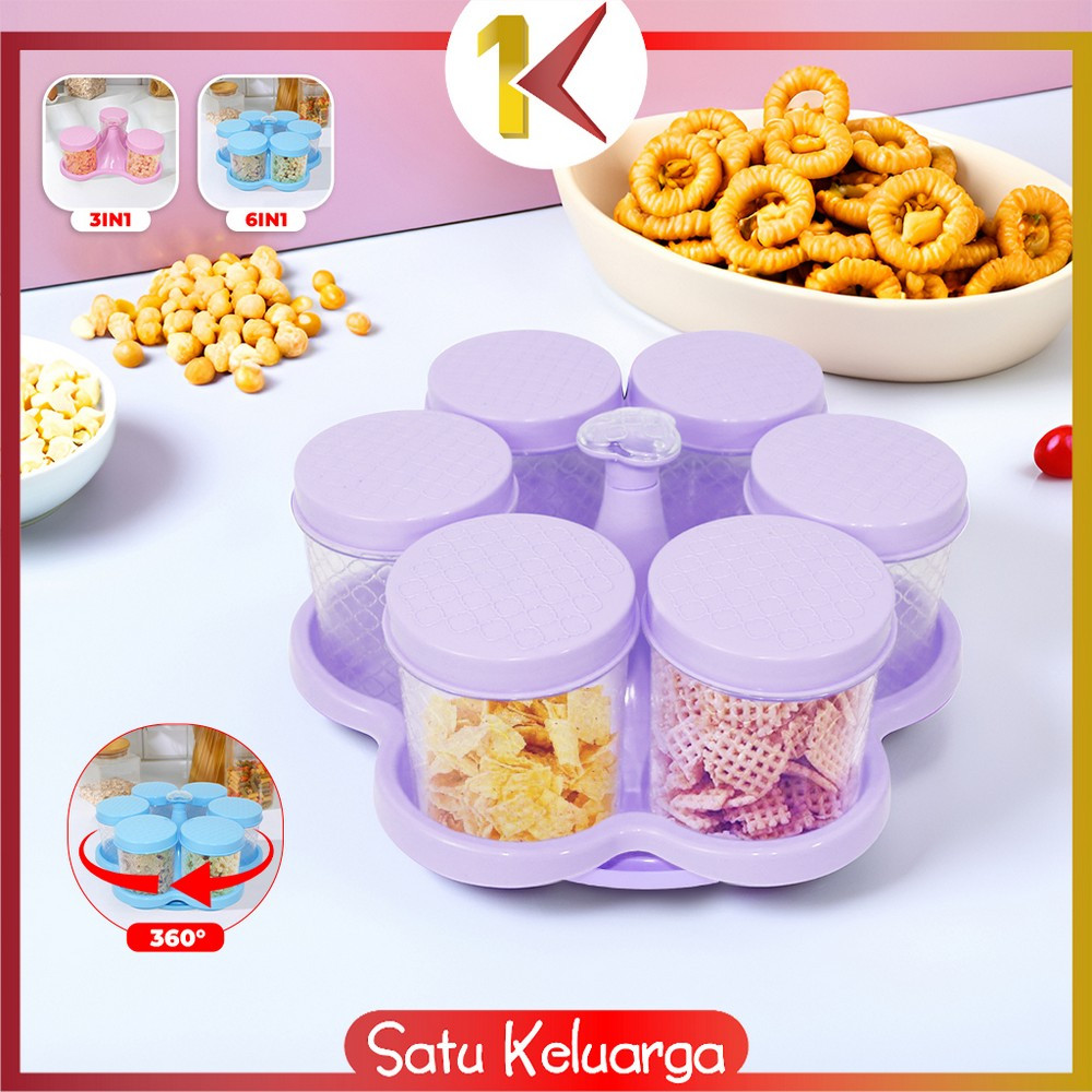 Jual SK-C1246 Toples Kue Kering Lebaran Set Nampan Wadah Snack Tray ...