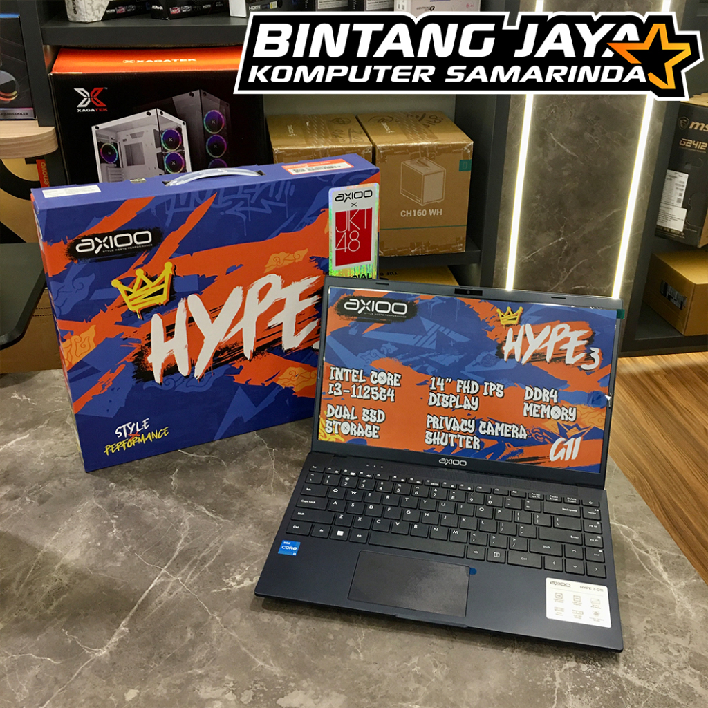 Jual Laptop Axioo Hype 3 G11/Intel Core i3-1125G4/8GB/256GB SSD/14" FHD ...