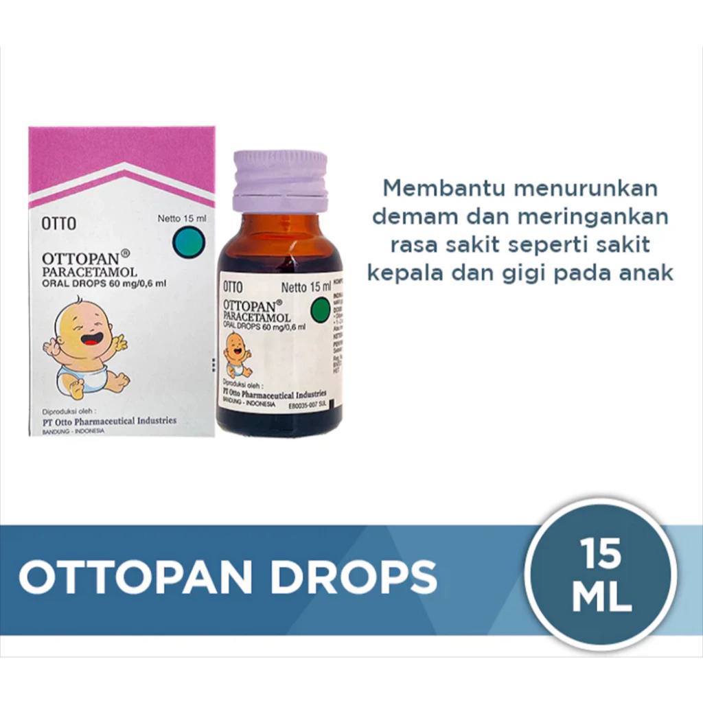 Jual Ottopan Drops 15 ml - Obat Demam Paracetamol 15ML Anak Bayi ...