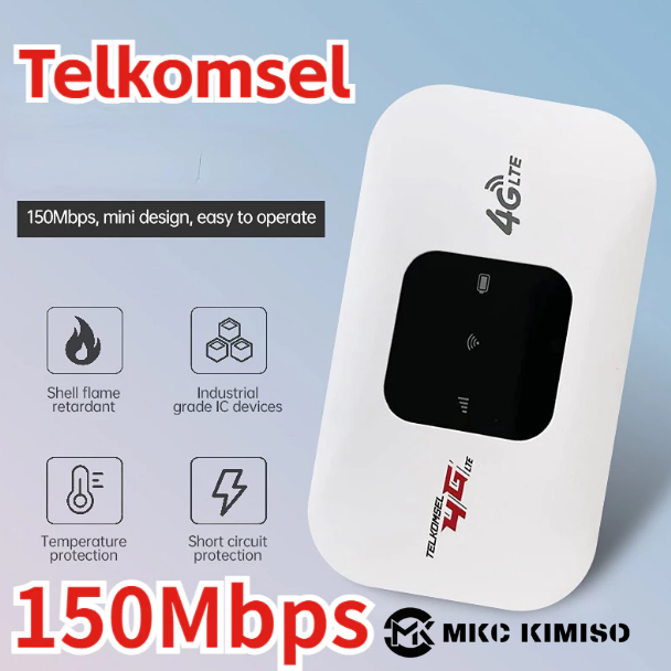 Jual MKC - Mifi Modem Wifi 4G LTE 150Mbps Unlock All Operator Modem ...