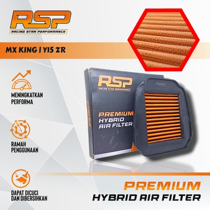 Jual RSP PREMIUM HYBRID AIR FILTER YAMAHA MX KING 150 / Y15 ZR | Shopee ...