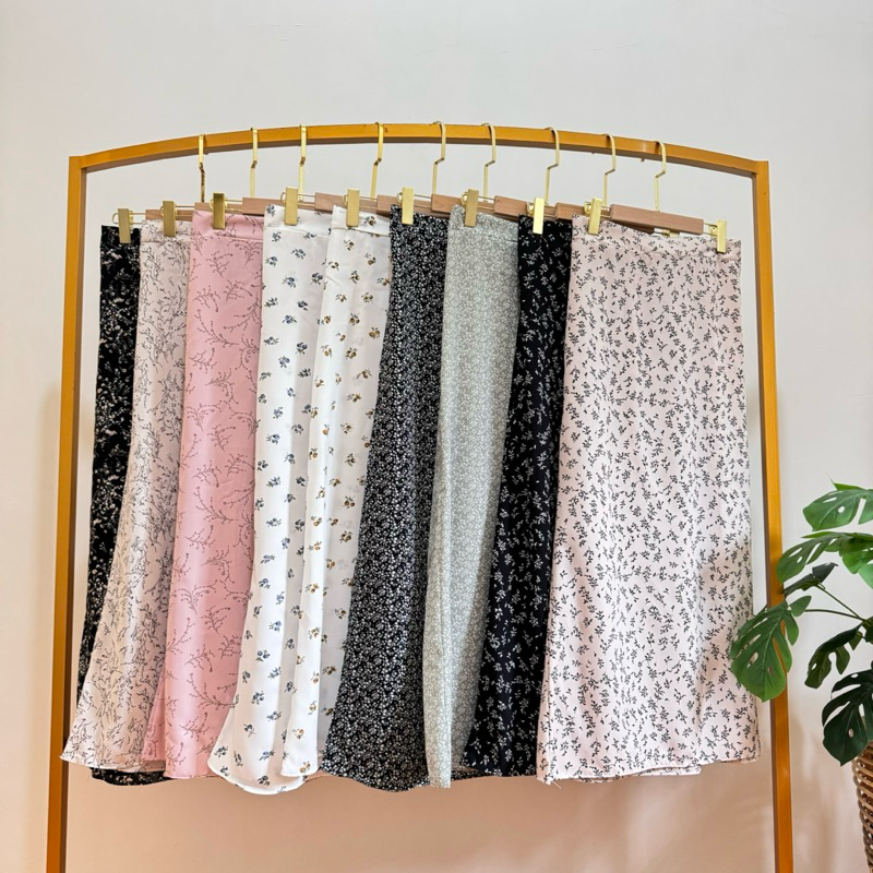 Jual rok motif korean style / rok floral skirt/ rok span / rok A-line ...