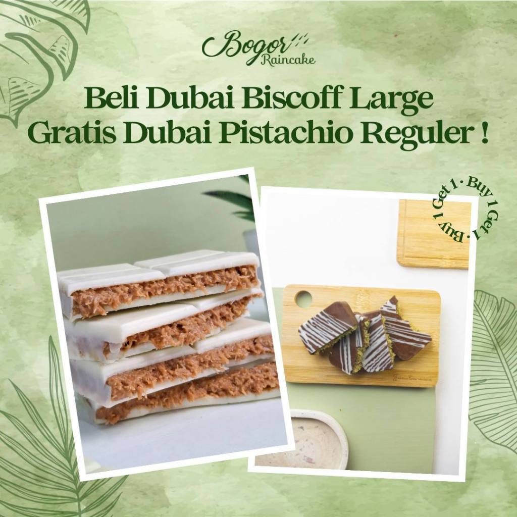 Jual Bogor Raincake - Dubai Biscoff Chocholate Large + Free Dubai ...