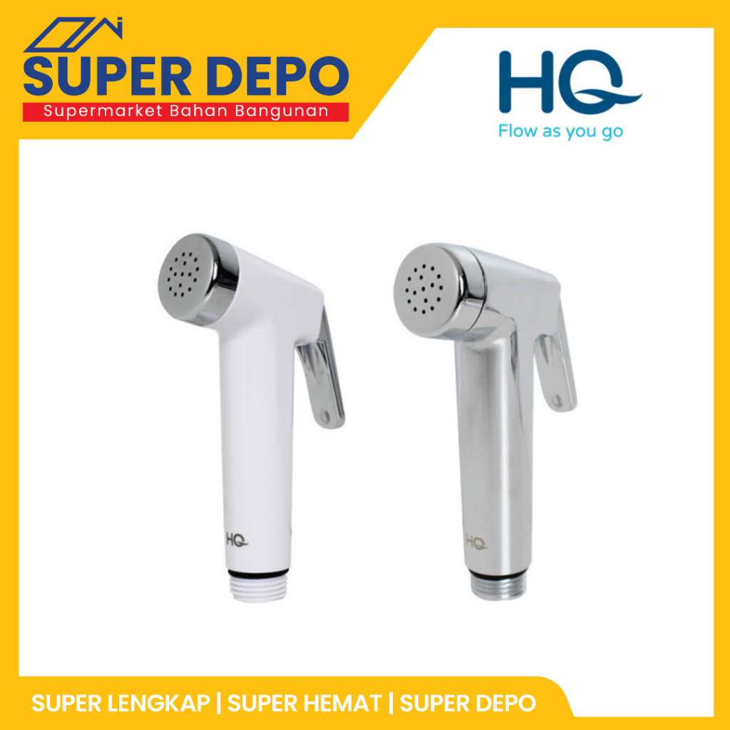 Jual JET WASHER/JET SHOWER TOILET HQ - GRANDE WHITE & CHROME | Shopee ...