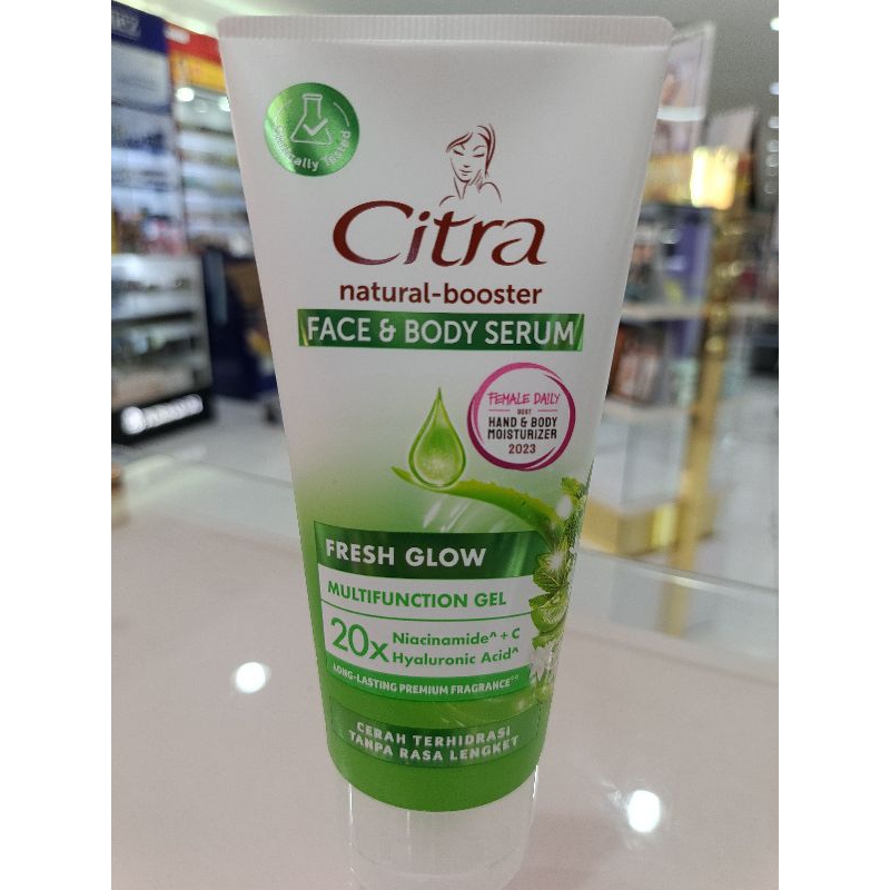 Jual Citra Fresh Glow Multifunction Gel Aloe Vera Bright Uv Face & Body ...