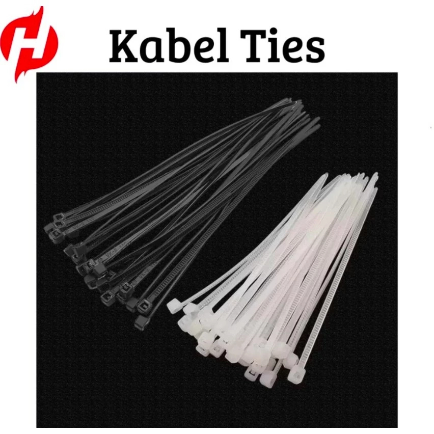 Jual TALI KABEL TIES KREK NILON HITAM/PUTIH SERBAGUNA | Shopee Indonesia