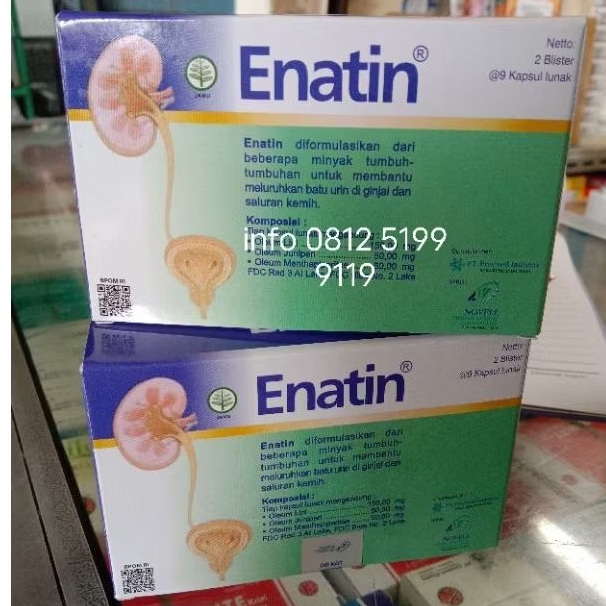 Jual Enatin kemasan box isi 18 kapsul | Shopee Indonesia