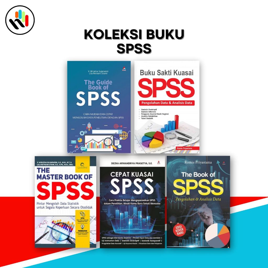 Jual Buku SPSS : Cepat Kuasai SPSS,The Book Of SPSS,The Master Book of ...