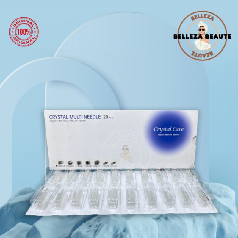 Jual Crystal Multi Needle Jarum Painless Meso Skin Booster | Shopee ...
