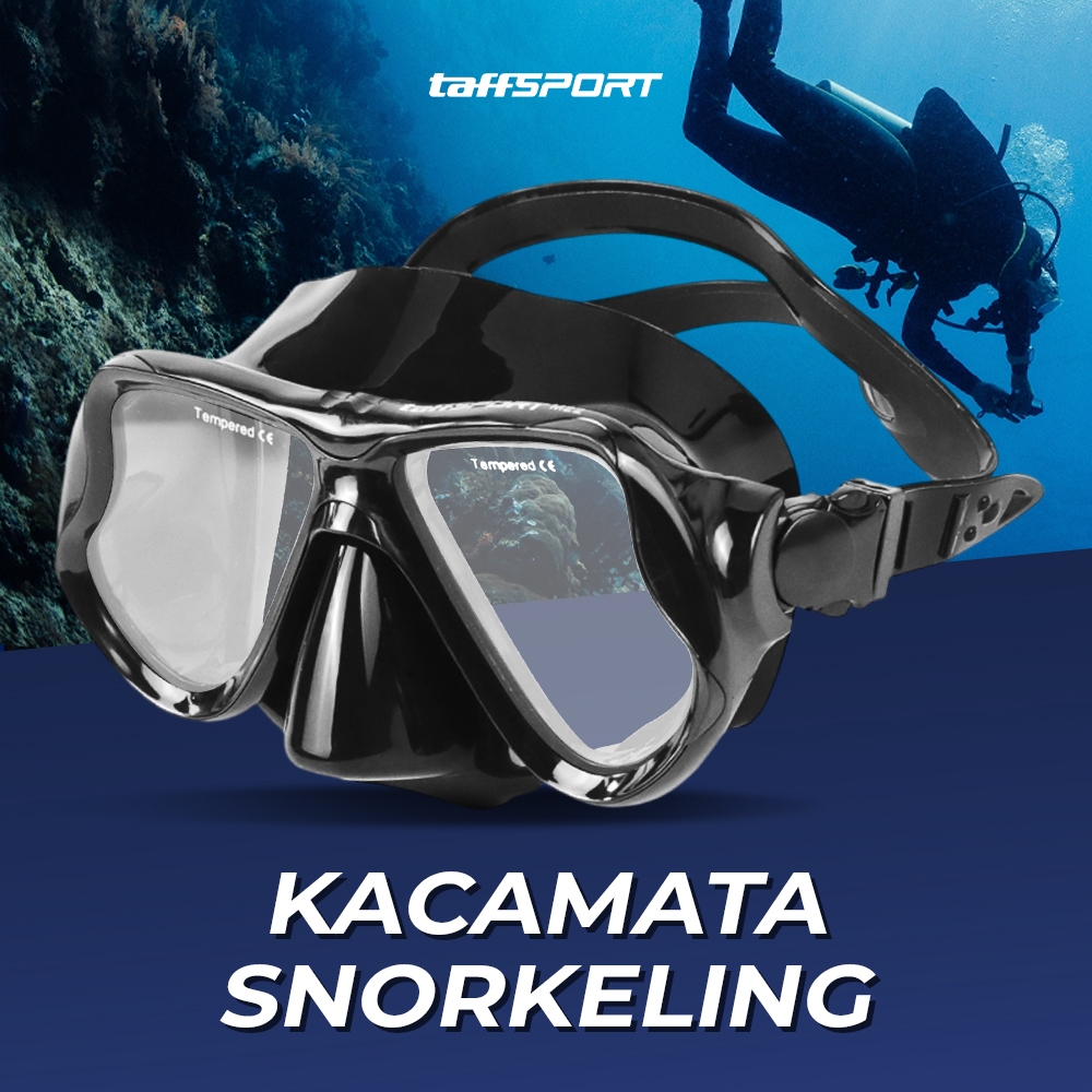 Jual Kacamata Selam Scuba Diving Snorkeling - M22 - Black TZCS07BK ...