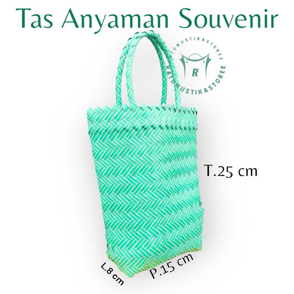 Jual Tas Anyaman Plastik model Tinggi Tas Sovenir | Shopee Indonesia