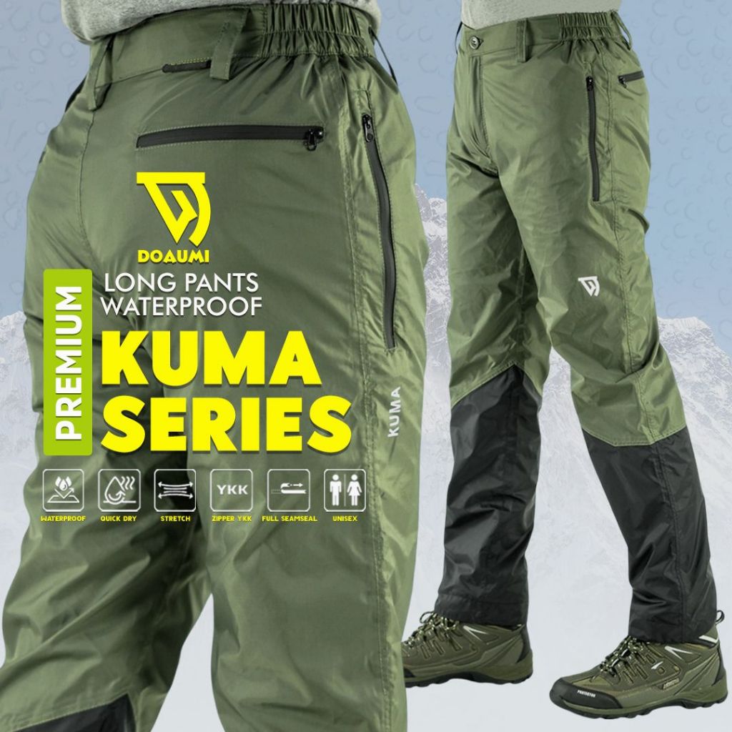 Jual CELANA PANJANG HIKING WATERPROOF PREMIUM DOAUMI KUMA LONG PANTS ...