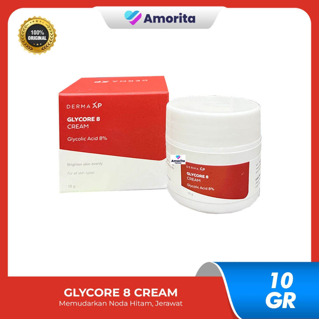 Jual Glycore 8% Cream - Memudarkan Noda Hitam, Jerawat | Shopee Indonesia