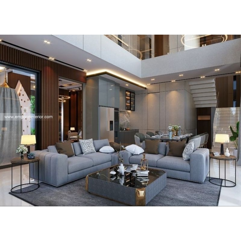 Jual sofa abu abu L shape berdesain modern | Shopee Indonesia