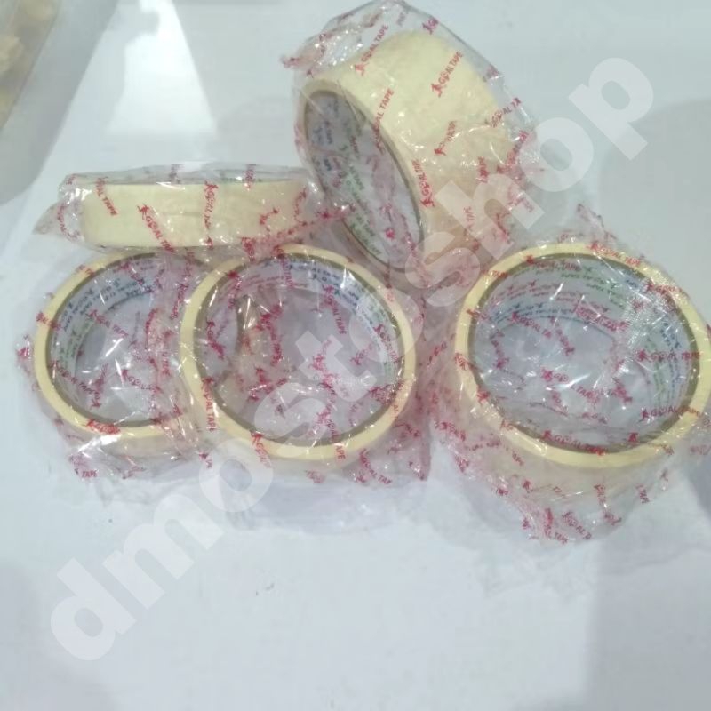 Jual Lakban Kertas Masking Tape 1in (24mm) 2in (48mm) lakban kertas ...