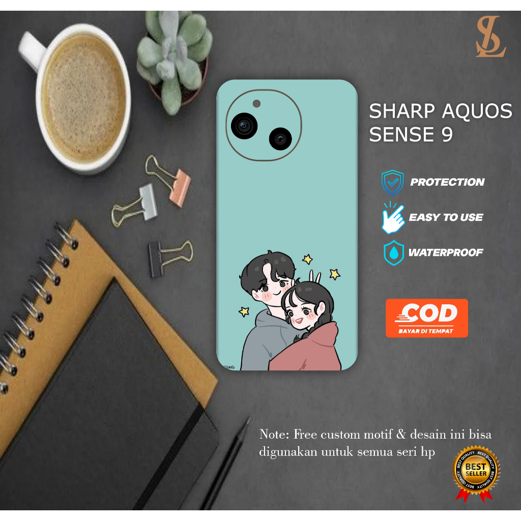 Jual GARSKIN HANDPHONE SHARP AQUOS SENSE 9 FREE CUSTOM ISI 2 PCS ...