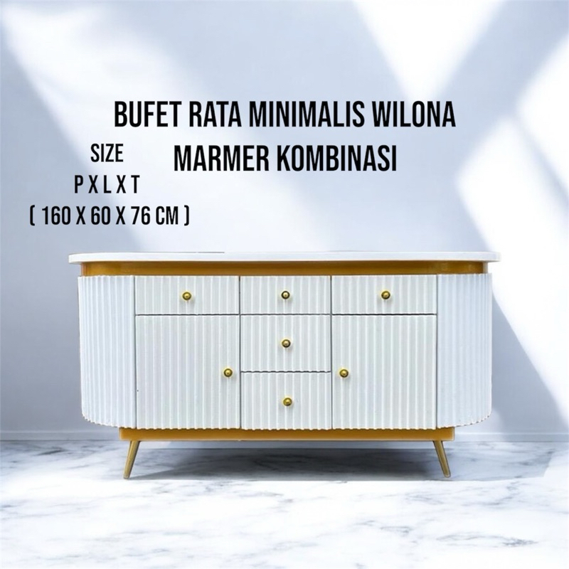 Jual Bufet Rata TV Minimalis Wilona | Meja TV Minimalis Modern | Meja ...