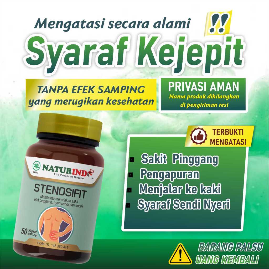 Jual Obat Syaraf Kejepit Obat Sakit Pinggang Akut Saraf Kejepit Sarap ...