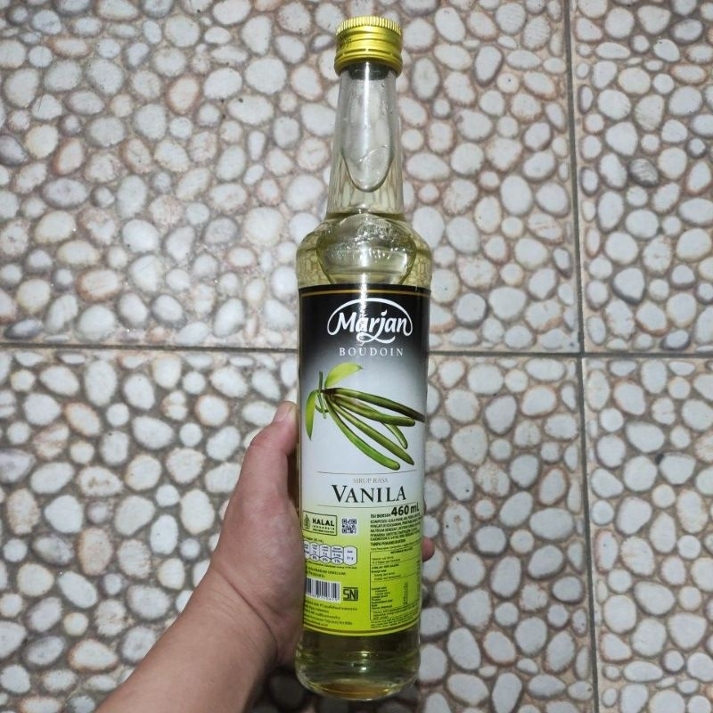 Jual MARJAN BOUDOIN SYRUP RASA VANILLA VANILA 460mL | Shopee Indonesia