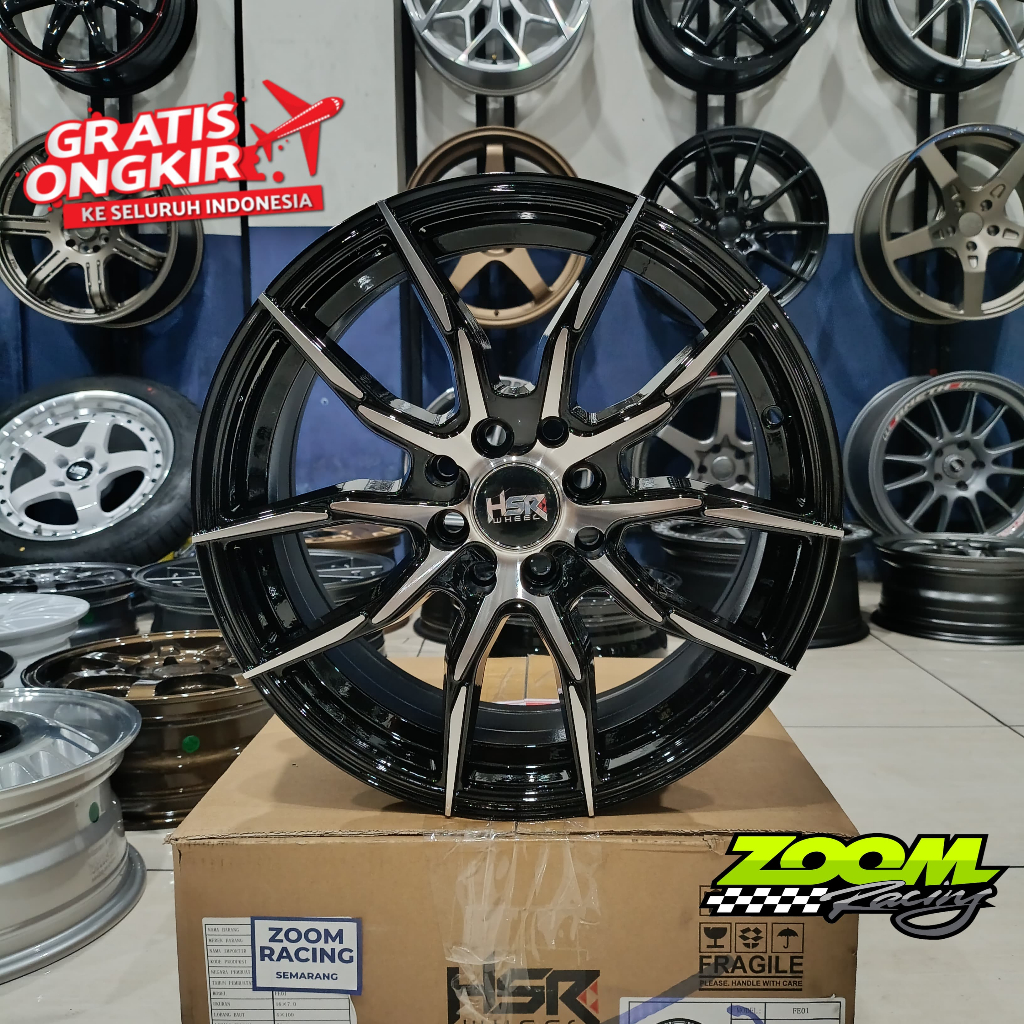 Jual Velg Mobil HSR Onesu Ring 16 Untuk Mazda 2, Fiesta, Sirion, Mirage, Lancer, Agya, Mobilio ...