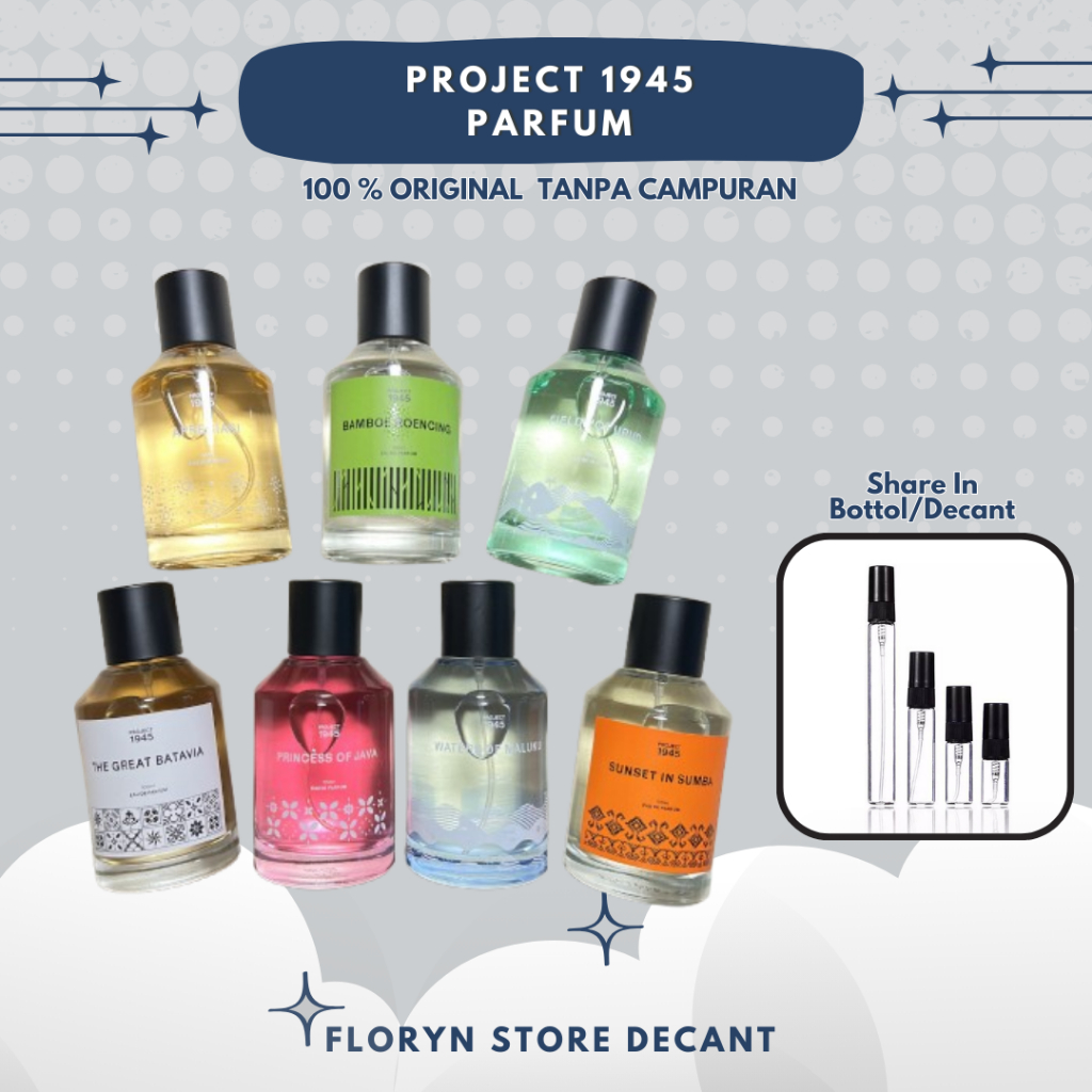 Jual SHARE DECANT PROJECT 1945 Parfum EAU DE PARFUM 0,25ML THE GREAT ...