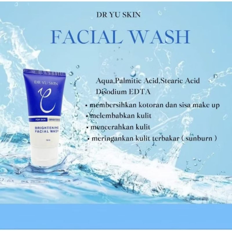 Jual DR YU SKIN Paket Simple Brightening Clear I Perawatan mencerahkan ...