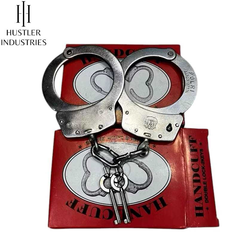 Jual Borgol Tangan Handcuff Besi Logo Polri Security Pengamanan ...