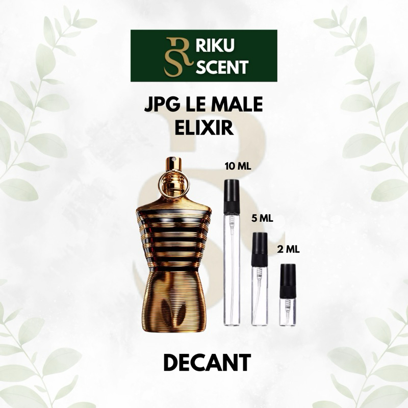 Jual DECANT JPG Le Male Elixir 5 ML & 10 ML | Shopee Indonesia