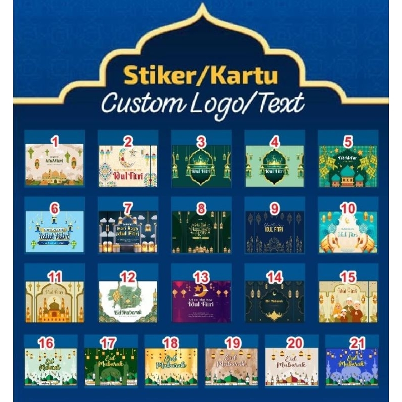 Jual STIKER KARTU CUSTOM BONTAK CHROMO FREE TEMPLATE DESAIN | Shopee ...