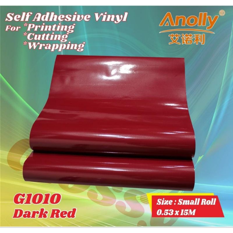 Jual HPL STICKER DARK RED/HPL STIKER POLOS/HPL STIKER MUDAH DIPASANG ...