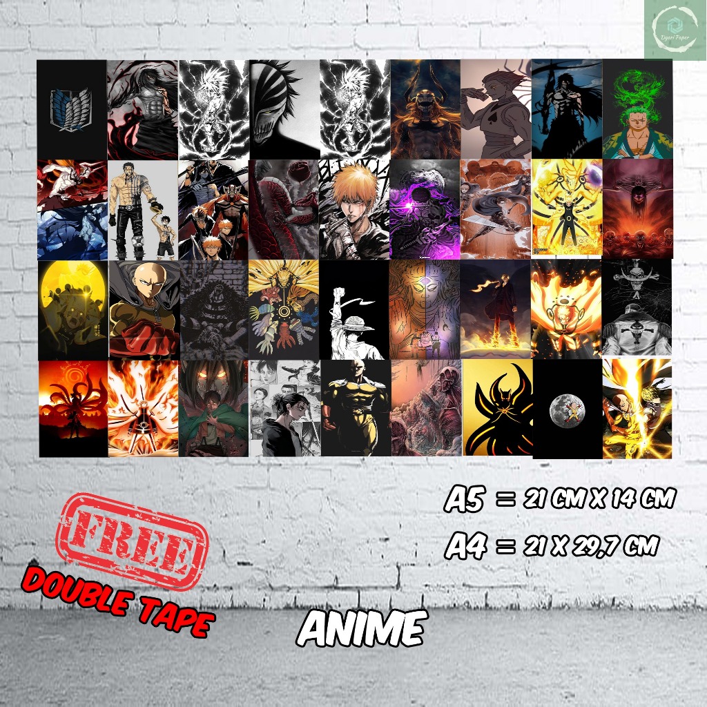 Jual Poster Dinding Ruangan Aesthetic Motif Anime Tebal 220Gsm Dekorasi ...