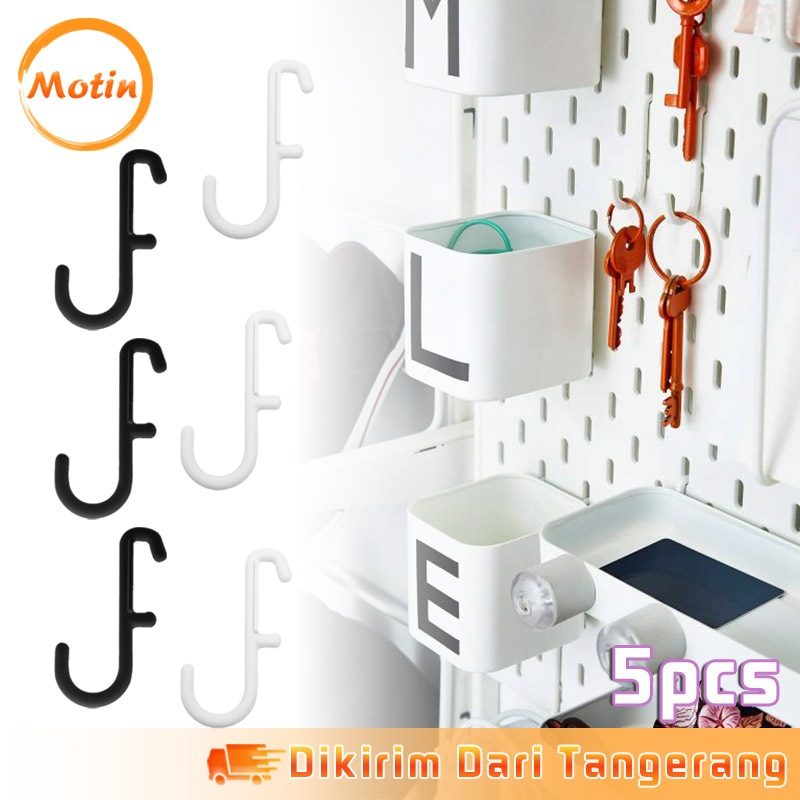 Jual 5pcs Pengait Hook S Pegboard Locks S Pengait Hook di Papan ...