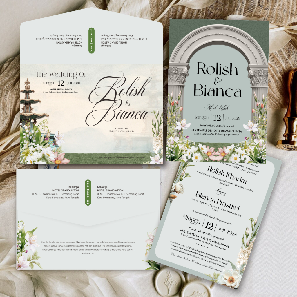 Jual Bundle Sample Undangan Digital Wedding Invites | Shopee Indonesia