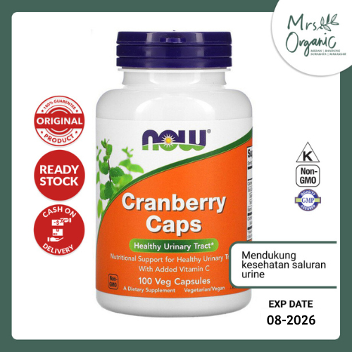 Jual NOW CRANBERRY CAPS 700MG 100 VCAPS - kesehatan saluran kemih ...