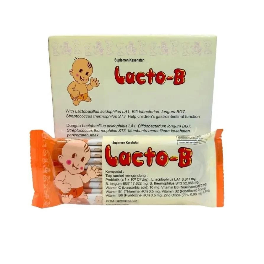 Jual Lacto-B Lacto B Probiotik Anak ( 10 Sachet / Box 40 Sachet ...