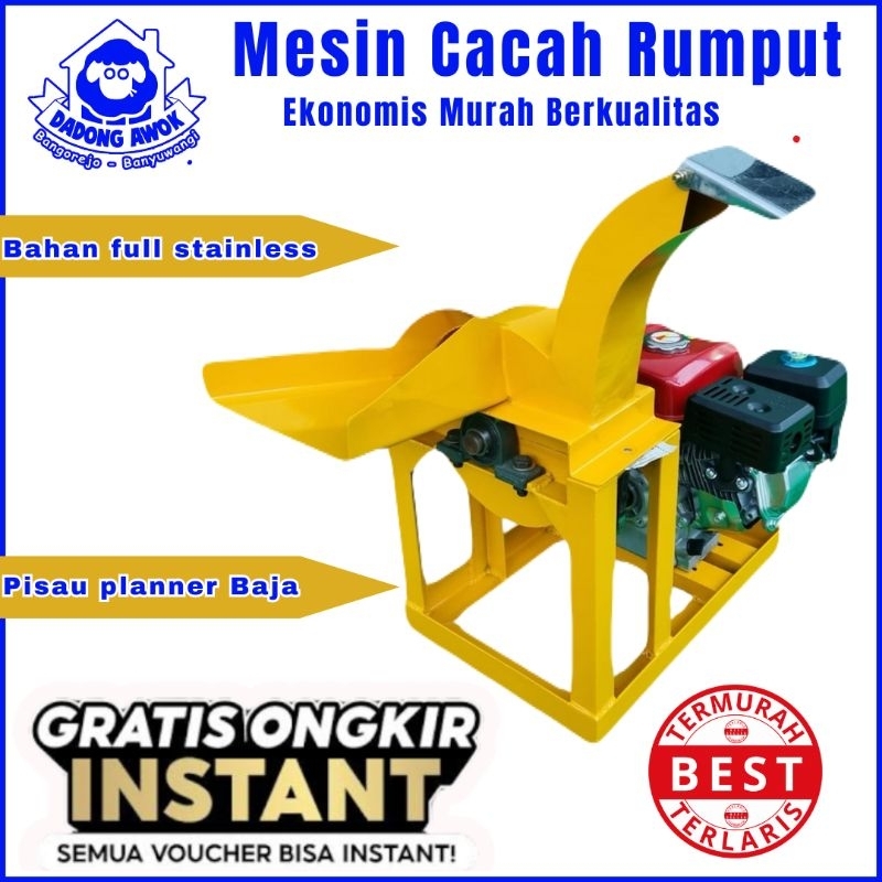 Jual MESIN CACAH RUMPUT EKONOMIS MURAH BERKUALITAS PAKAN TERNAK SAPI ...