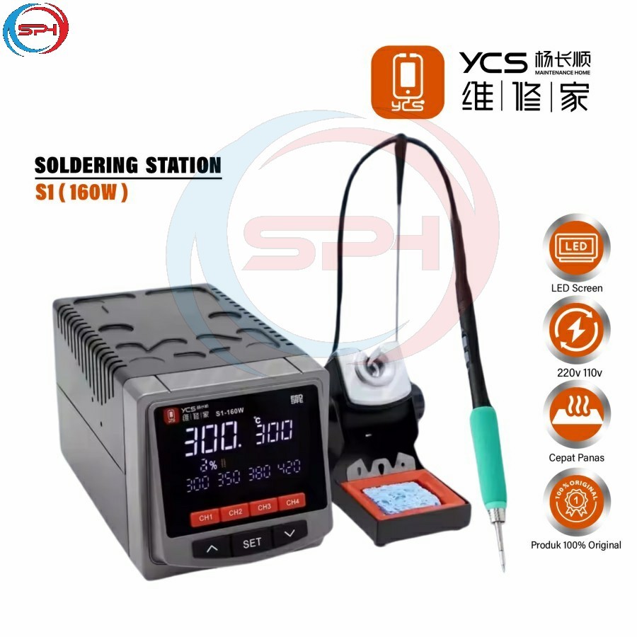 Jual YCS Soldering Station S1(160w) - Solder Teknisi 3 Channel | Shopee ...