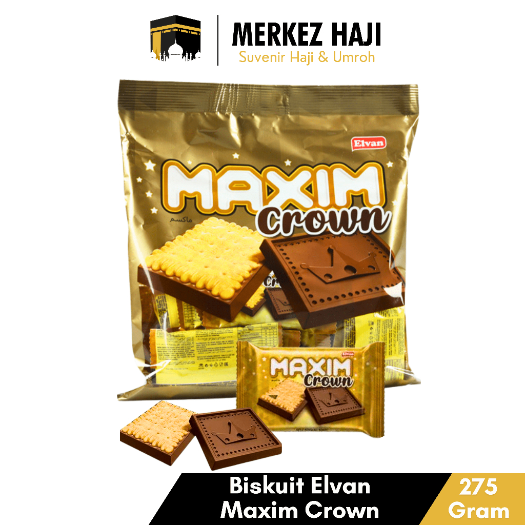 Jual Biskuit Coklat Kue And Wafer Maxim Crown 275 Gram | Snack Oleh ...