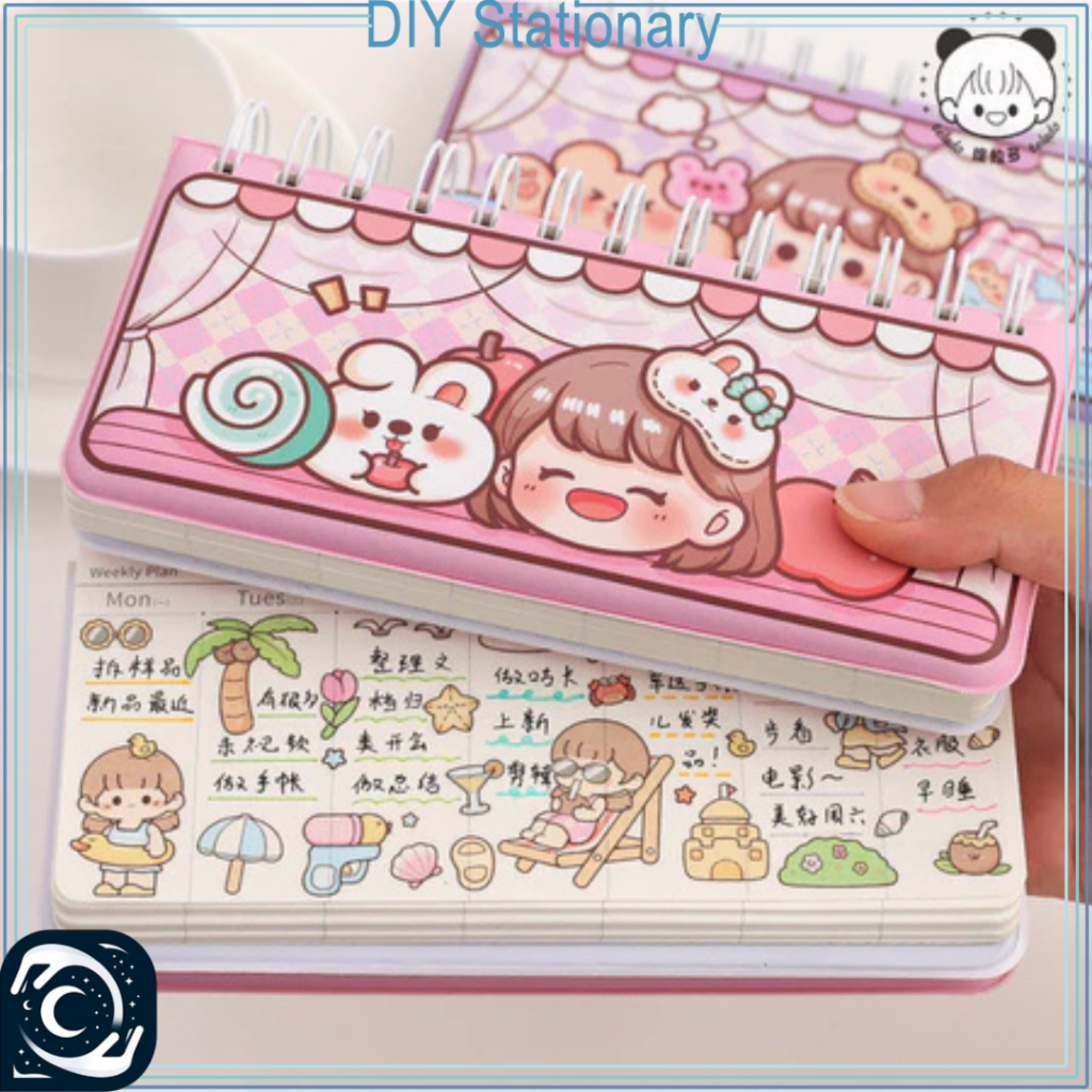 Jual Notebook Squishy Dodogirl Weekly Planner Notepad Memo Buku Tulis ...