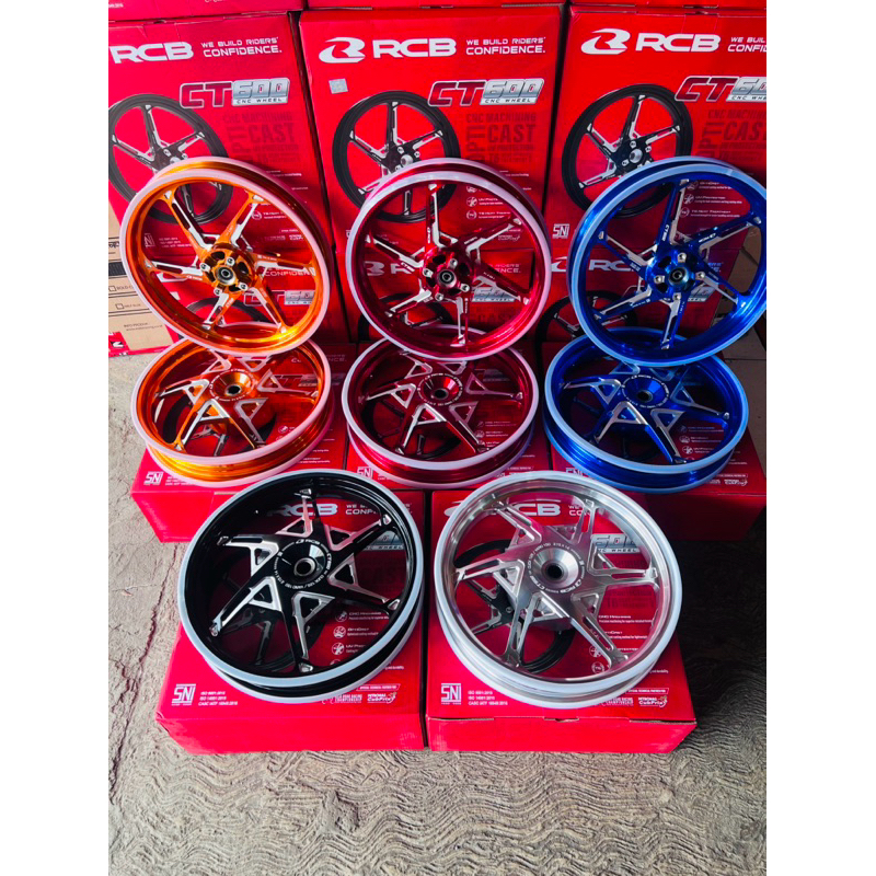 Jual VELG RCB CNC CT 600 HONDA BEAT SCOOPY GENIO BEAT DELUXE VARIO 125 ...