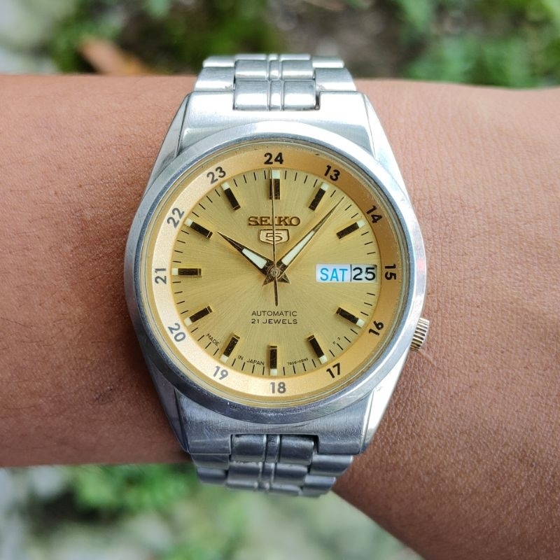 Jual Jam tangan seiko 5 automatic caliber 7s26 02c0 | Shopee Indonesia