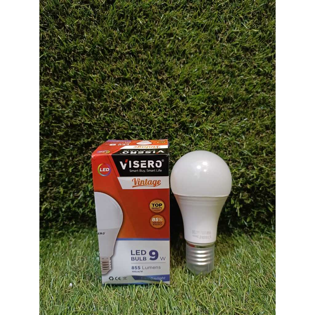 Jual VISERO VINTAGE 9 Watt Lampu Bohlam Led Bulb E27 Putih | Shopee Indonesia